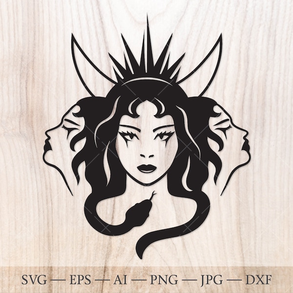 Goddess Silhouette Svg - Etsy