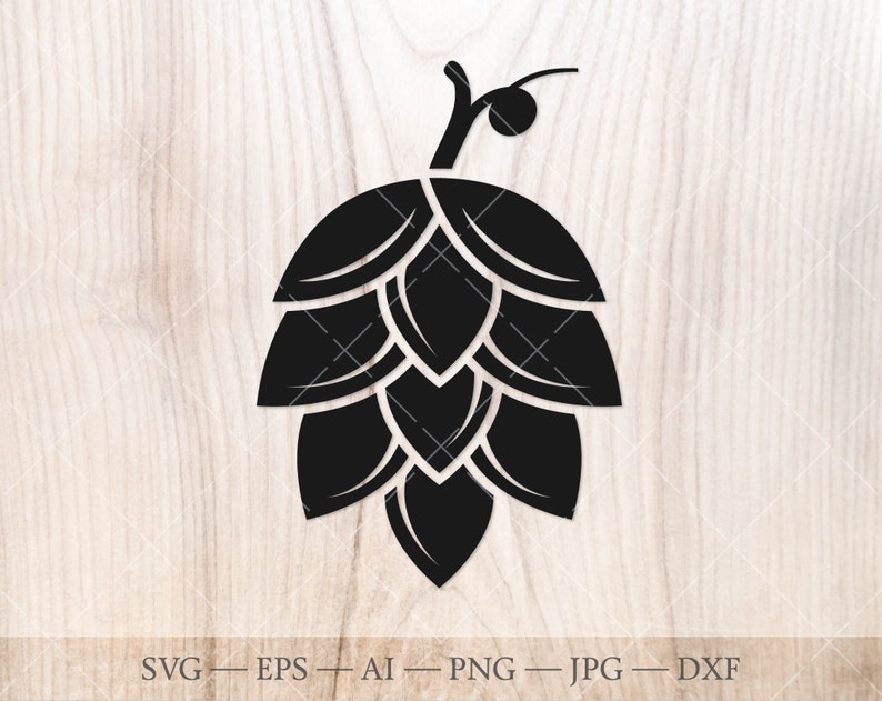 Hops Beer Svg Beer Hops SVG Hops Silhouette SVG. Craft Beer | Etsy