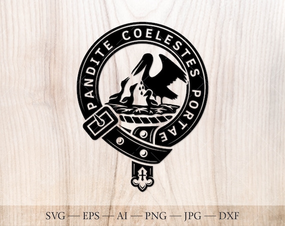 Gibson Crest Badge SVG Scottish Clan Svg Family Crest Svg. - Etsy