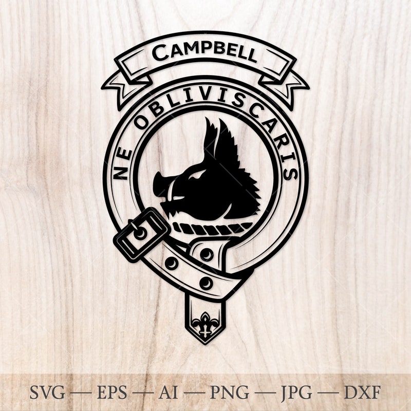 Scottish Campbell Crest - Etsy
