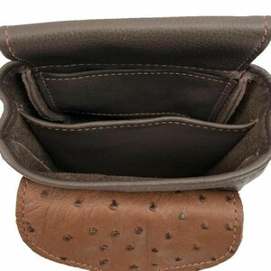 Genuine Ostrich Pocket Leather Shotgun Shell Sporting Clay / Skeet ...