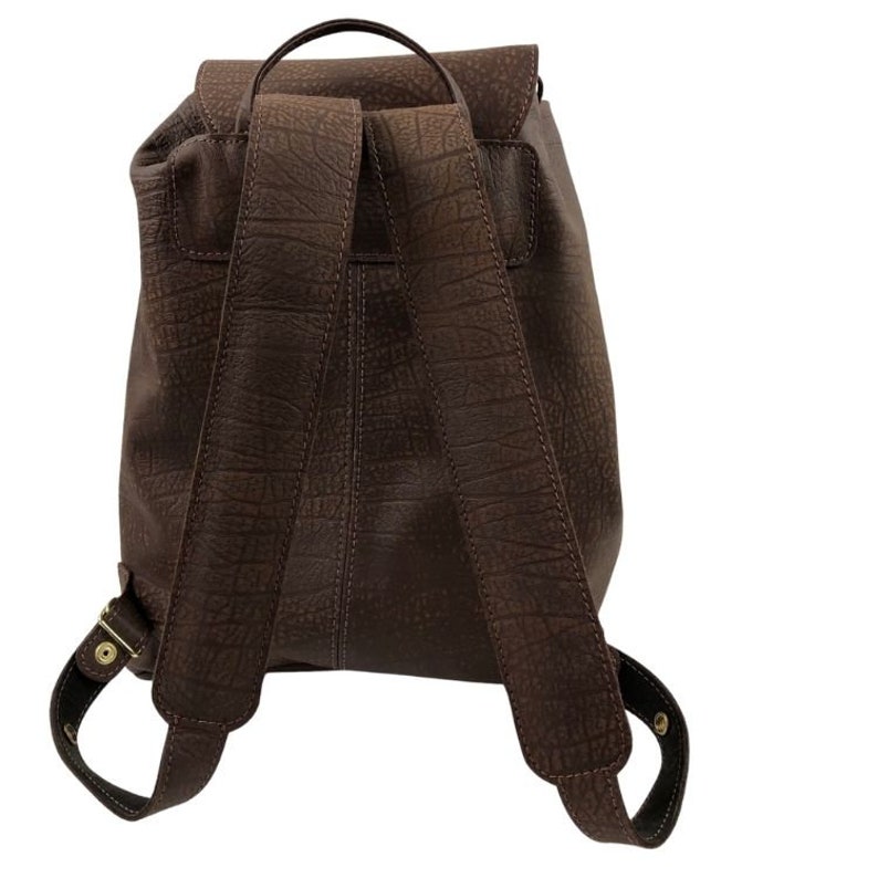 Cape Buffalo Hide Day Trip Safari Backpack Brown | Etsy