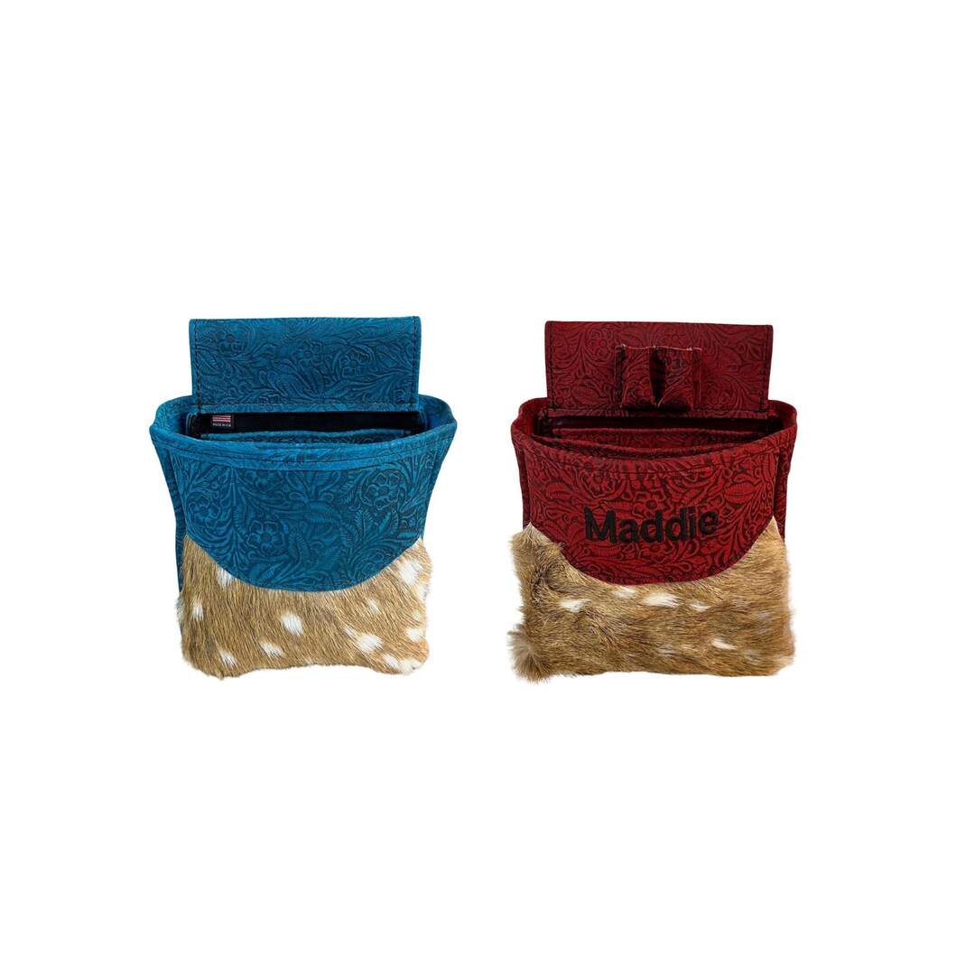 Axis Hide Leather Shotgun Shell Sporting Clay / Skeet / Trap Pouch Midi ...