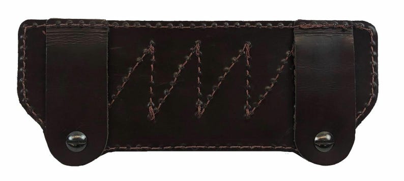 Leather 12 / 20 / 28 Gauge Shotgun Shell Ammo Belt Slide Pouch - Brown ...