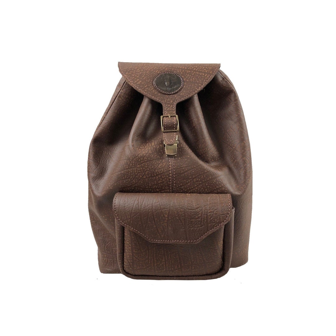 Cape Buffalo Hide Day Trip Safari Backpack - Brown - Etsy
