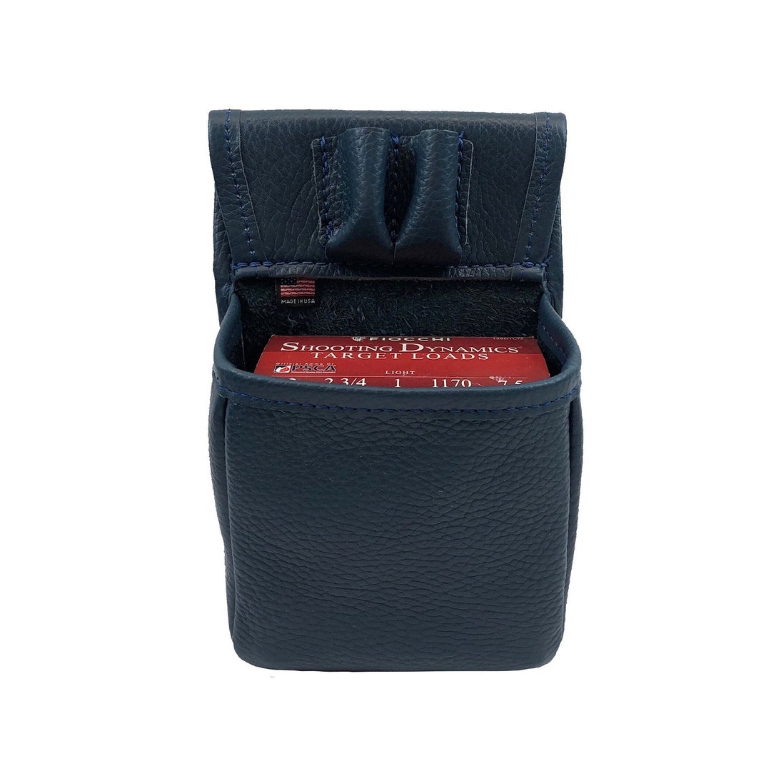Genuine Leather Shotgun Shell Sporting Clay / Skeet / Trap Single Box ...