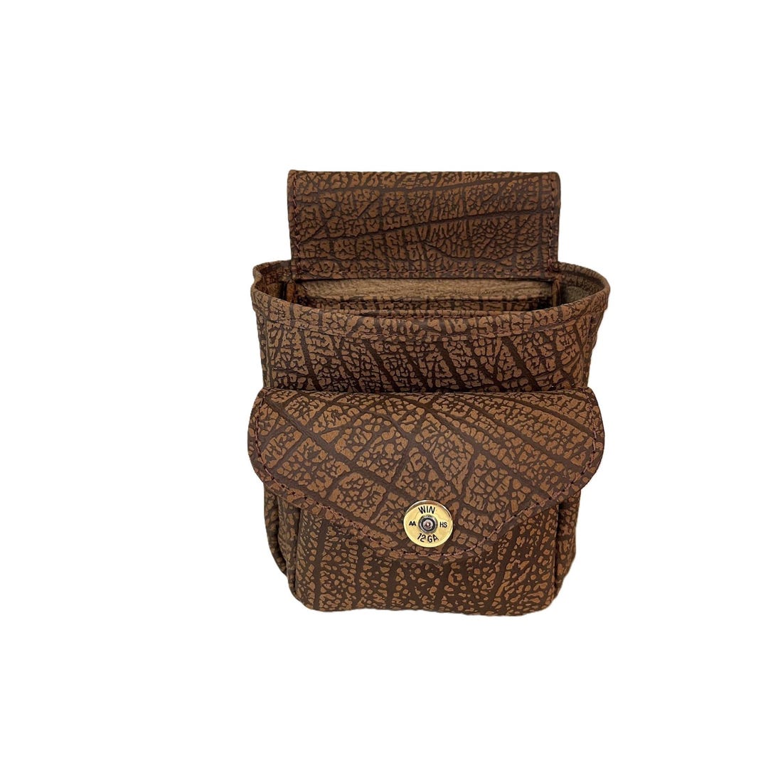 Buffalo Hide Shell Cap Shotgun Shell Sporting Clay / Skeet / Trap Pouch ...