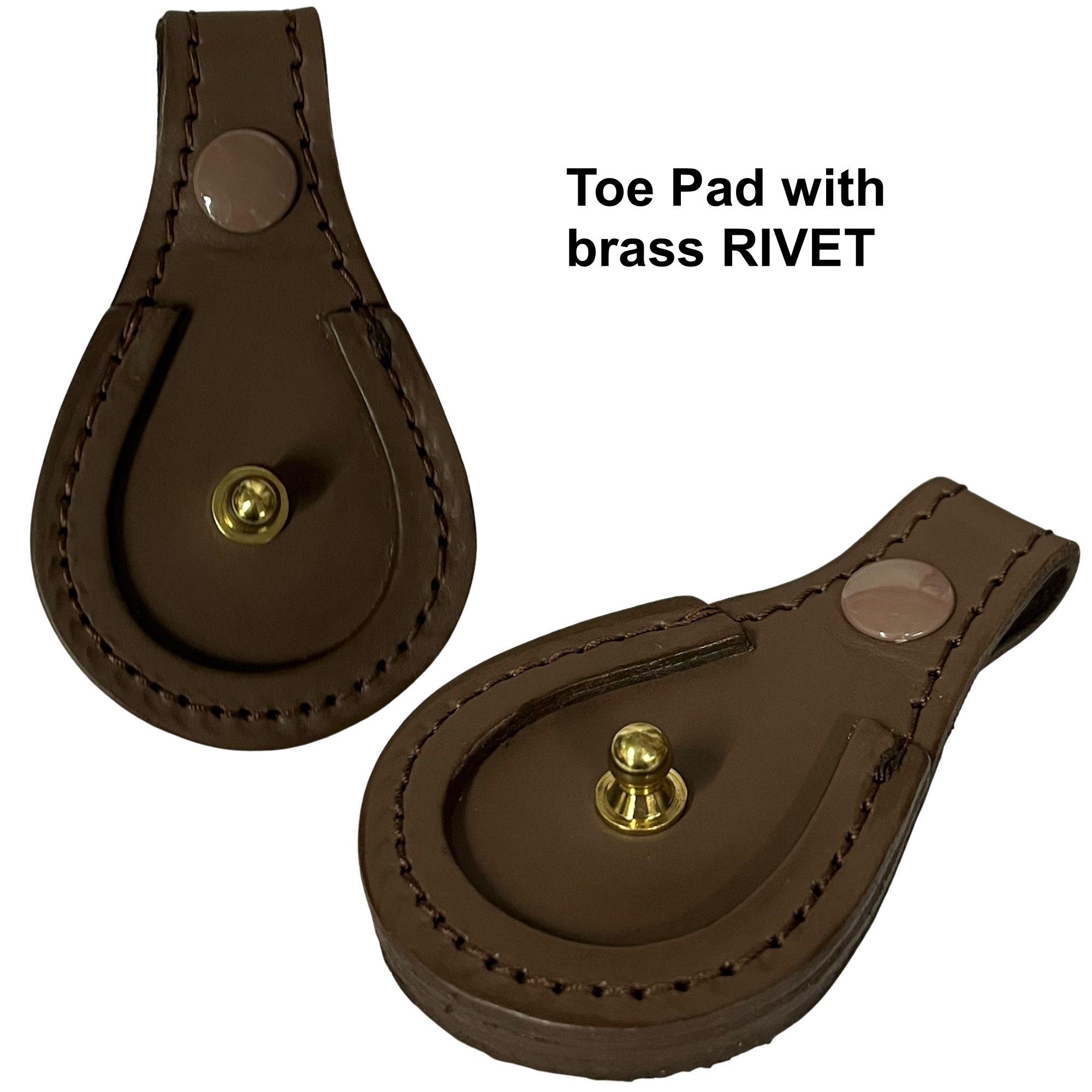 Leather & Exotic Hide Toe Pad Shotgun Barrel Rest - Trap Shooting or ...