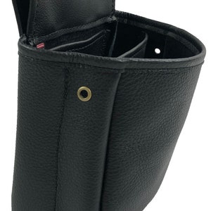 Divided Leather Shotgun Shell Sporting Clay / Skeet / Trap Pouch Double ...