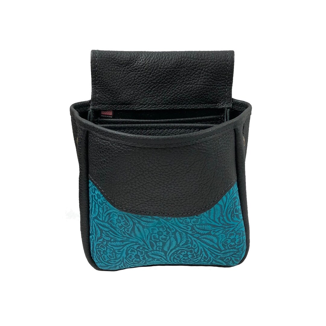 Floral Embossed Leather Shotgun Shell Sporting Clay / Skeet / Trap ...