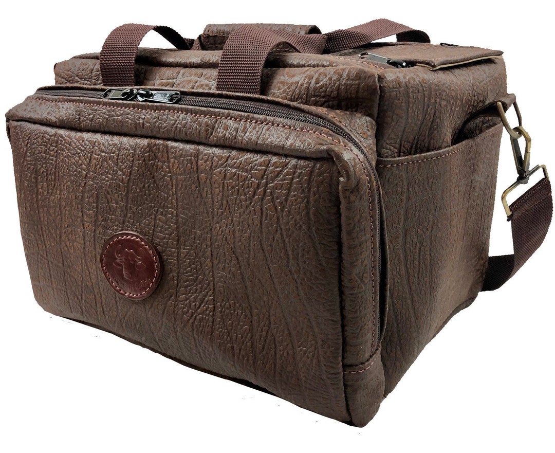 Buffalo Hide Range / Field Bag for Sporting Clays, Skeet, Trap Brown ...