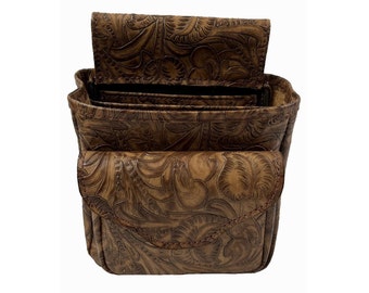 Axis Hide Leather Shotgun Shell Sporting Clay / Skeet / Trap Pouch Midi ...