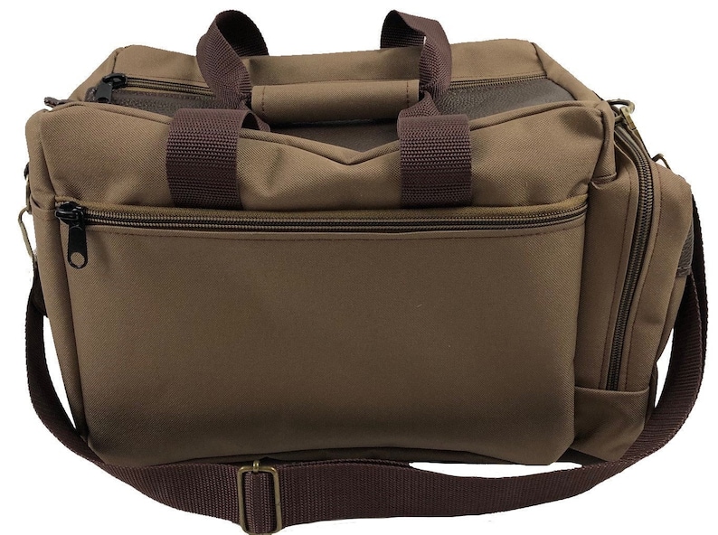 Range / Field Bag - Genuine Leather & Nylon Canvas for Sporting Clays ...