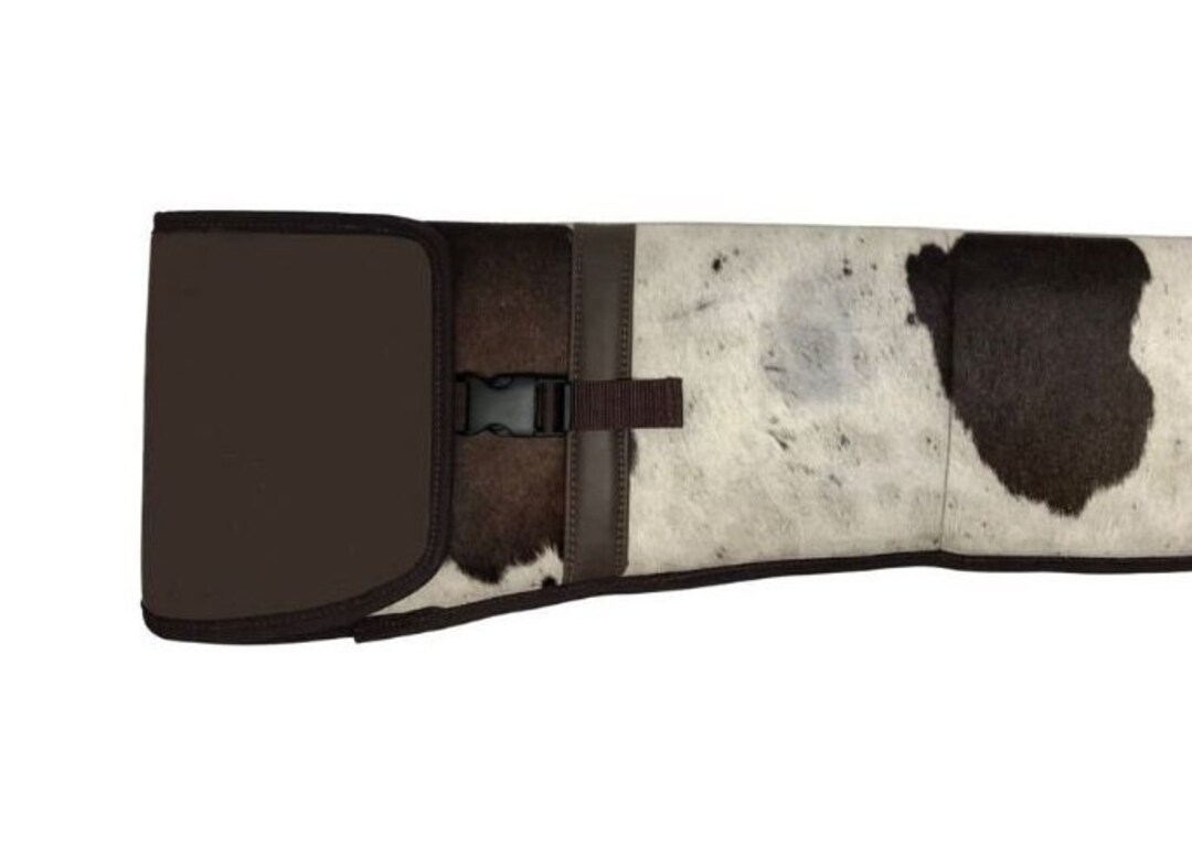 Genuine Cow Hide Fur & Leather Shotgun Sleeve / Slip / Case for ...