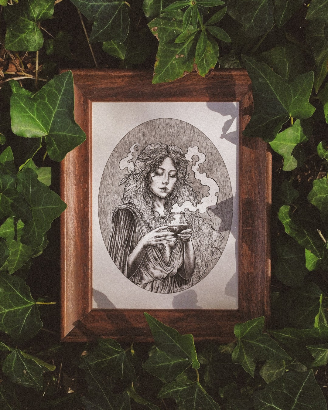 Circe Art Print Greek Mythology Art Goddess of Sorcery Mythology Wall ...