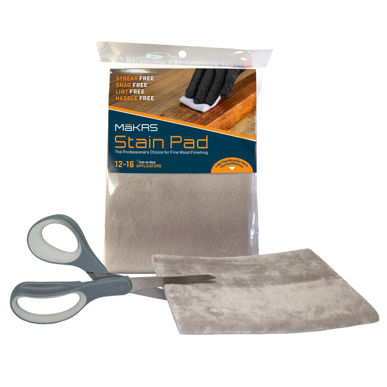 MāKRS Stain Pad Original - Cut-to-size Customizable, Stain and Finish ...