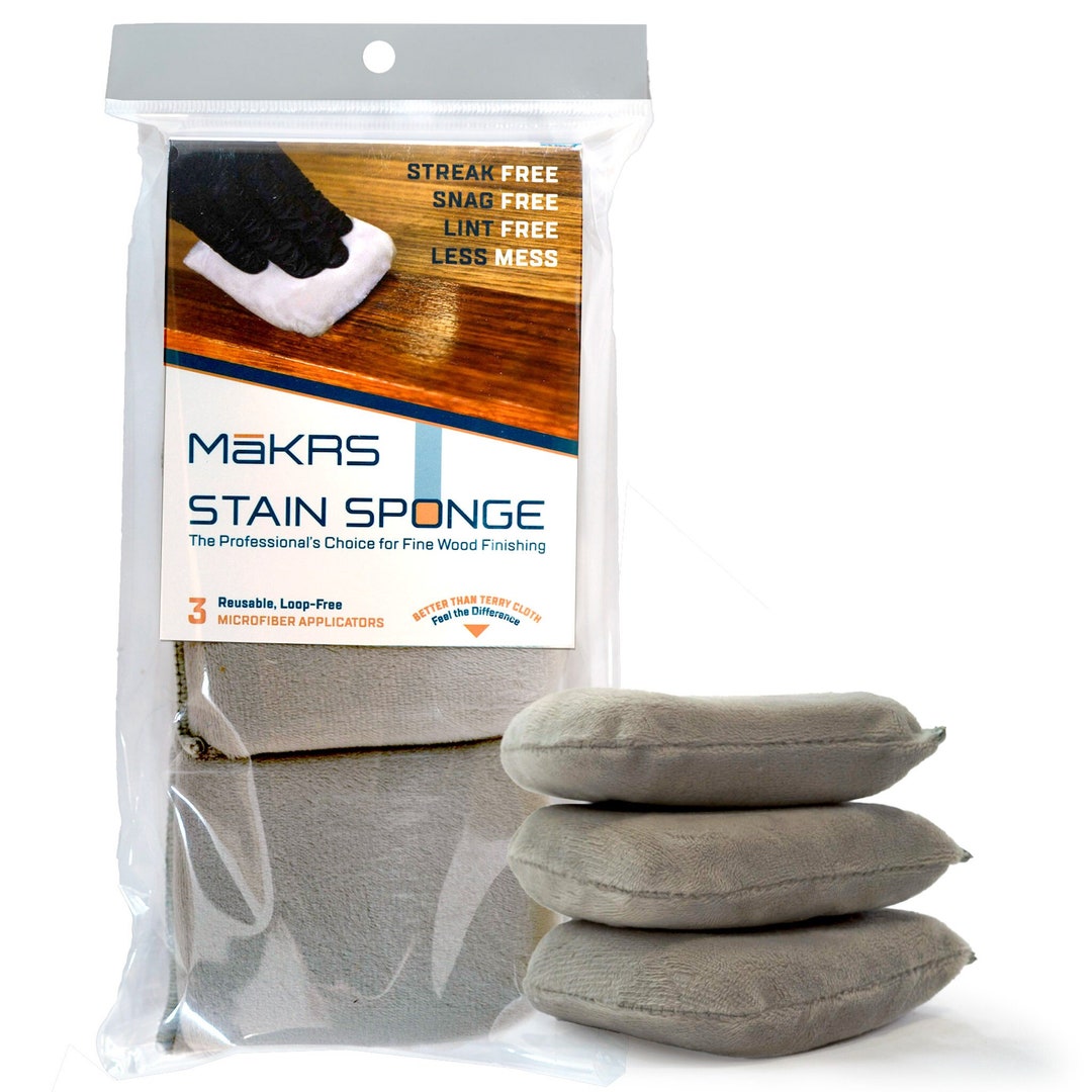 The MāKRS Stain Sponge Makes Staining Easy, and Unlike Terry Cloth Pads ...