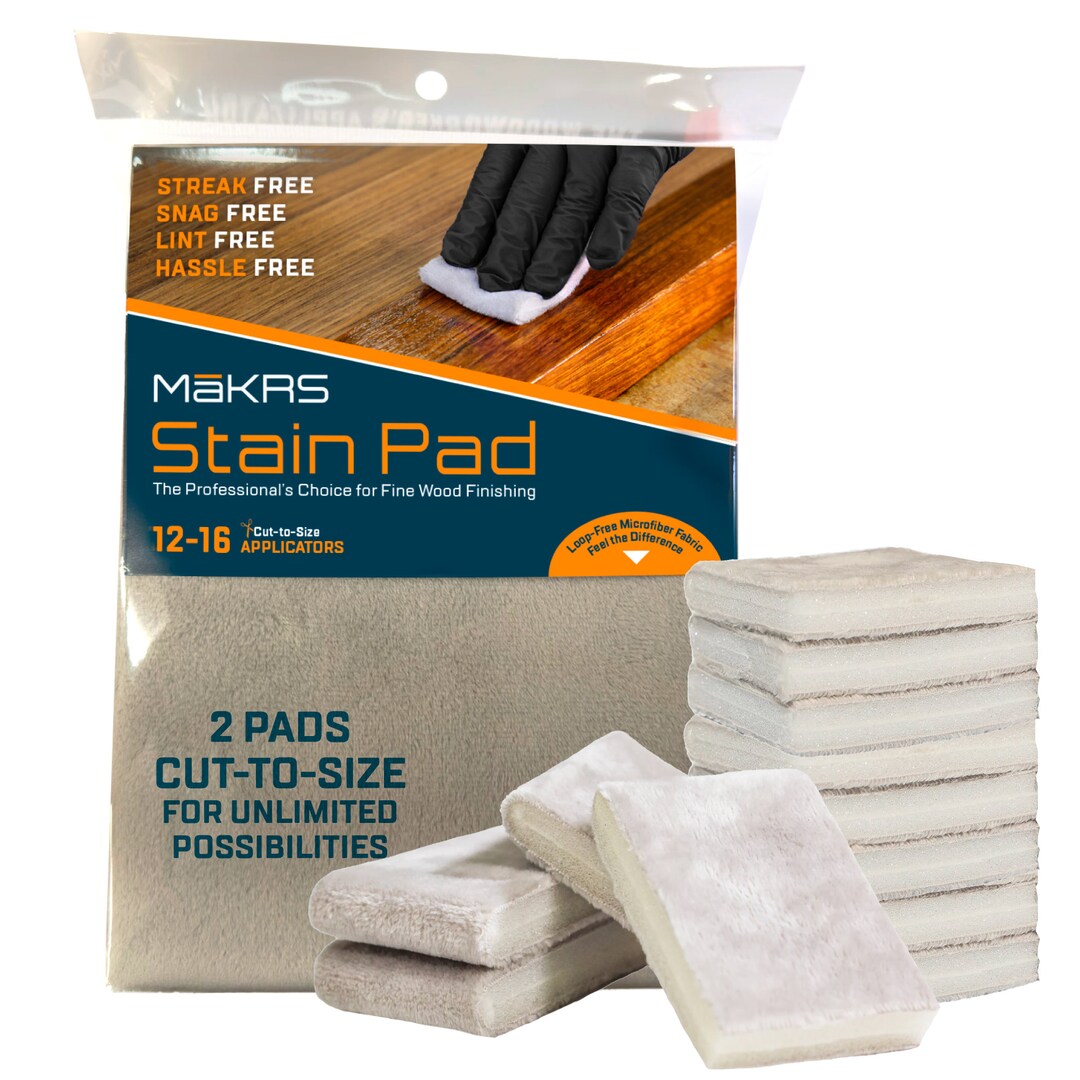 MāKRS Stain Pad Original - Cut-to-size Customizable, Stain and Finish ...
