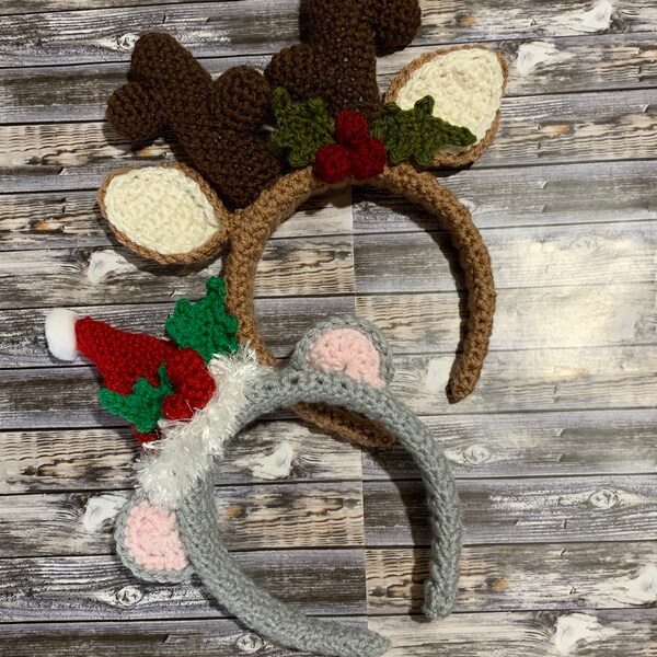 Reindeer Headbands - Etsy