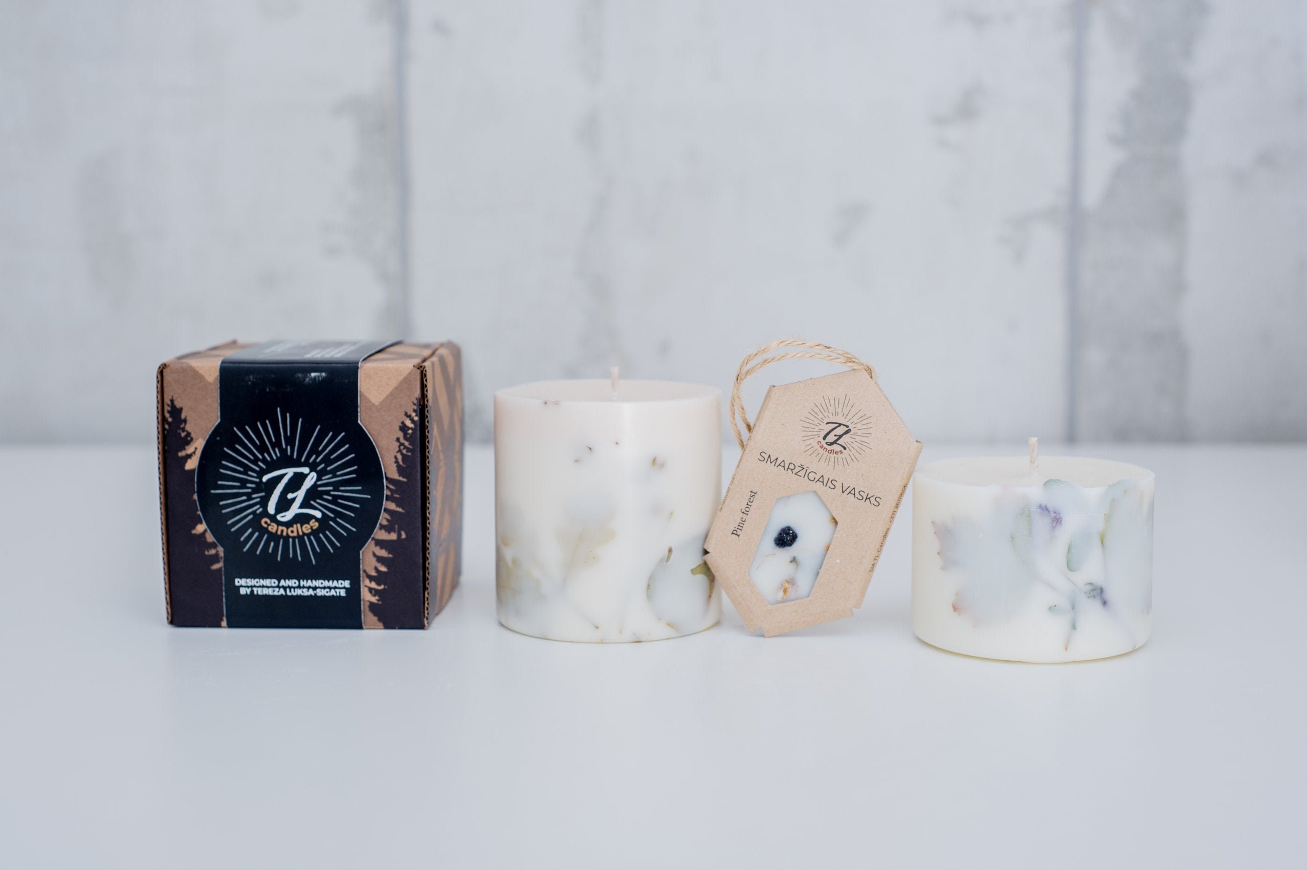 Forest Candle Gift Set Soy Wax Candles Aroma Sachet | Etsy