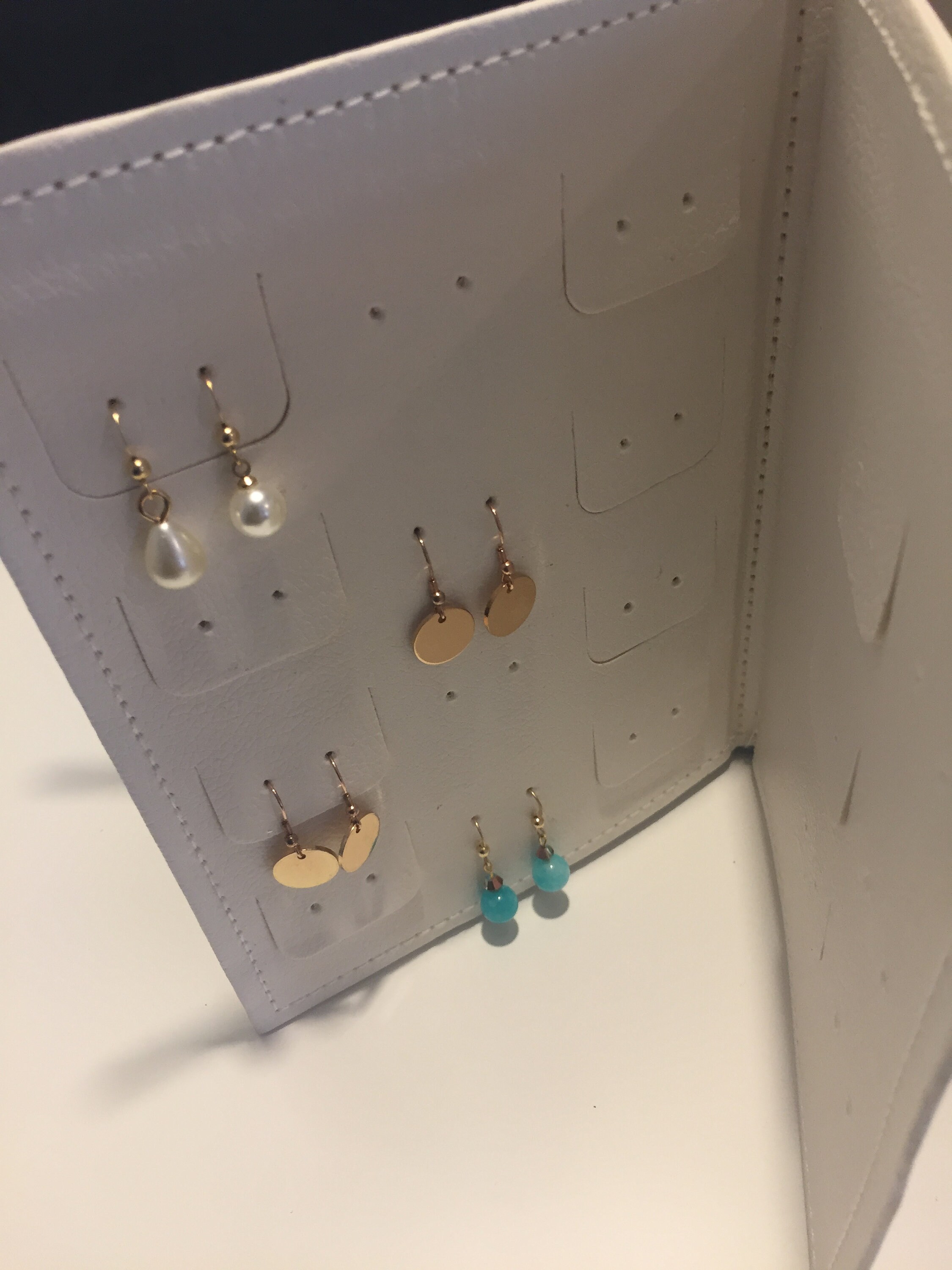 Earrings Organizer Book Drop/hoop/clip/stud Earrings Storage - Etsy