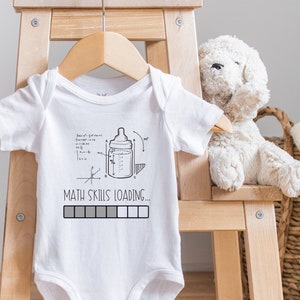 Math Skills Loading , Funny Baby S, Periodic Table, Math Baby Bodysuit ...