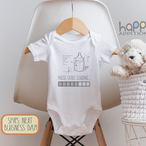 Math Skills Loading Toddler Shirt, Funny Baby S, Periodic Table, Math ...