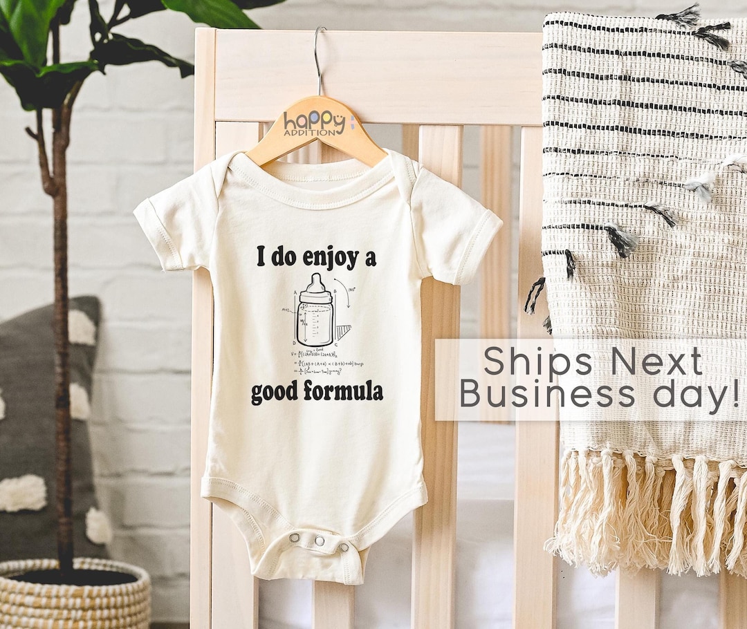 I Do Enjoy A Good Formula Baby Onesie® Brand, Funny Baby Bodysuit, Math ...