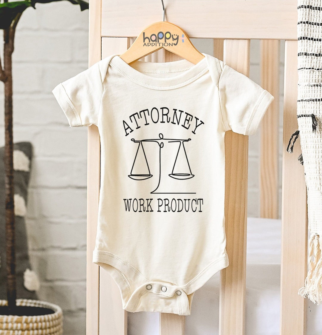 Attorney Work Product Baby, Cute Baby Shower Gift, Lawyer, Legal ...