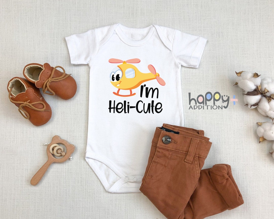 Heli-cute Baby Onesie®: Helicopter Toddler Shirt - Etsy