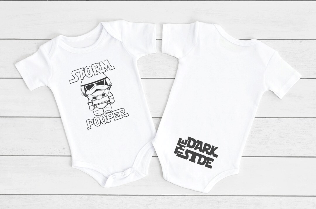Stormtrooper Baby Bodysuit: Funny Movie Fan Storm Pooper Onesie® - Etsy