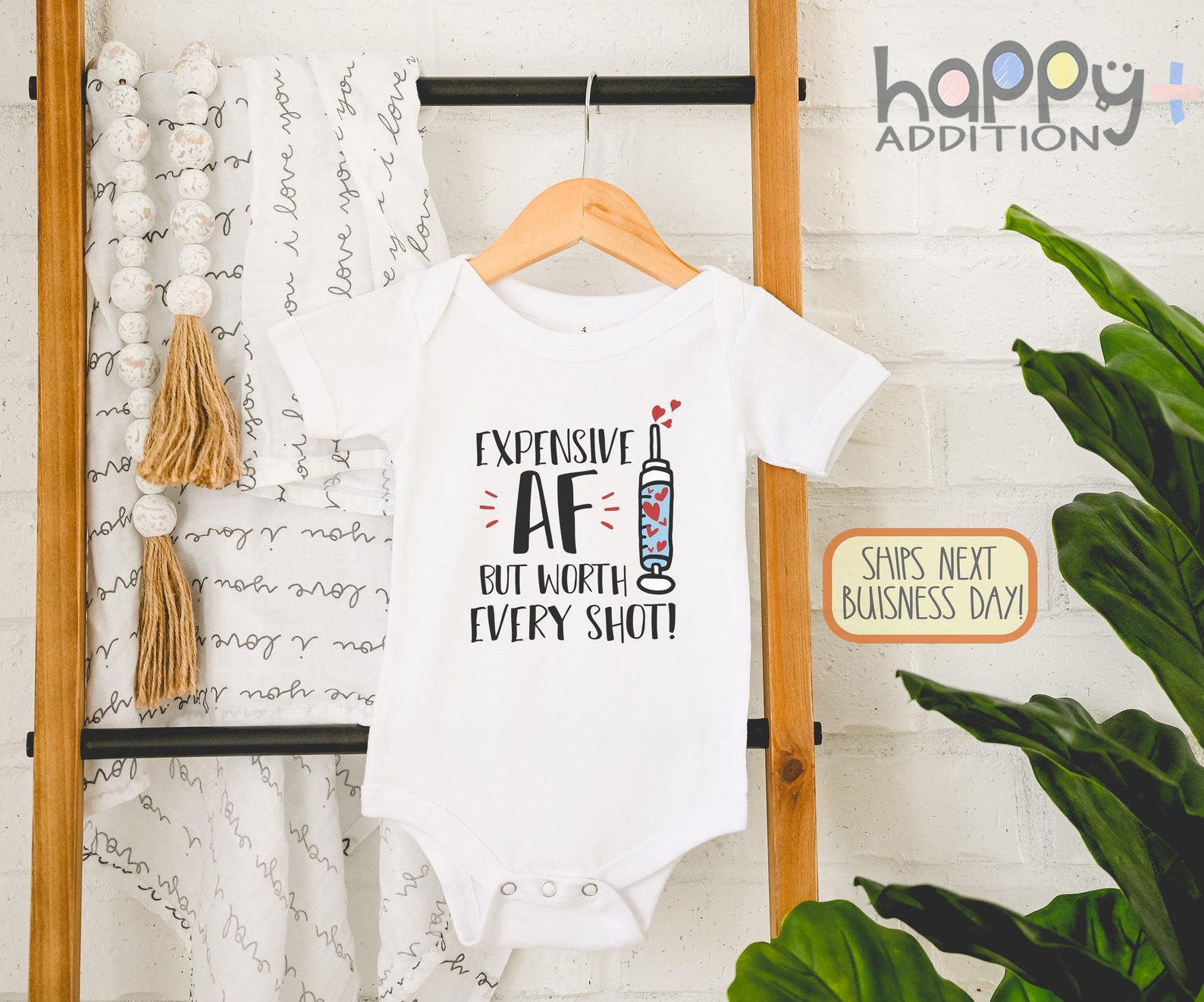 Expensive AF but Worth Every Single Shot IVF Onesie Thanks - Etsy