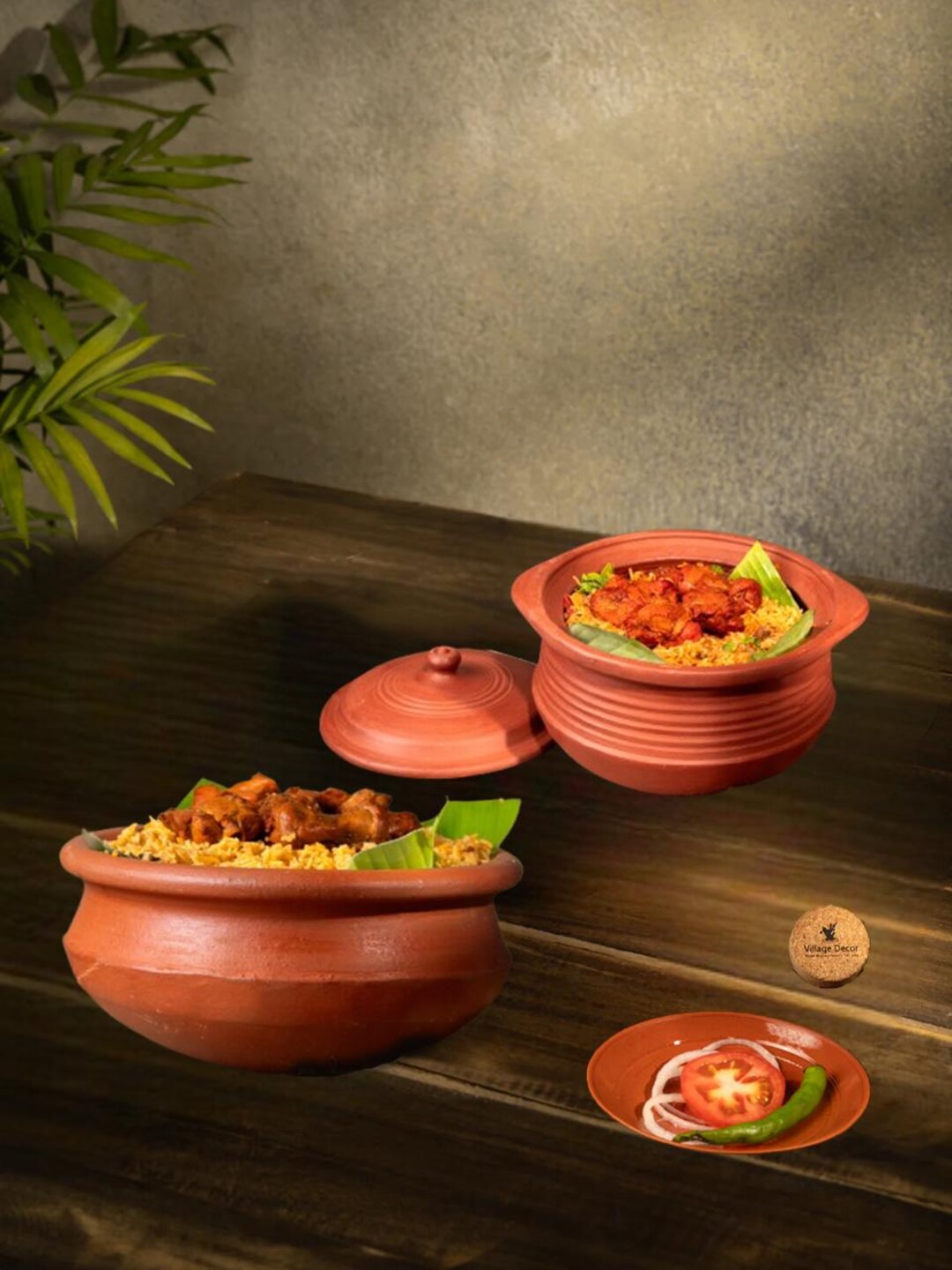 Village Decor Medium Cookware Combo - Cooking Pot With Lid 1.5L ...