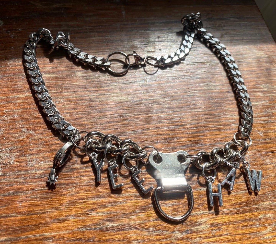 YEEHAW Cowboy Chain Necklace - Etsy