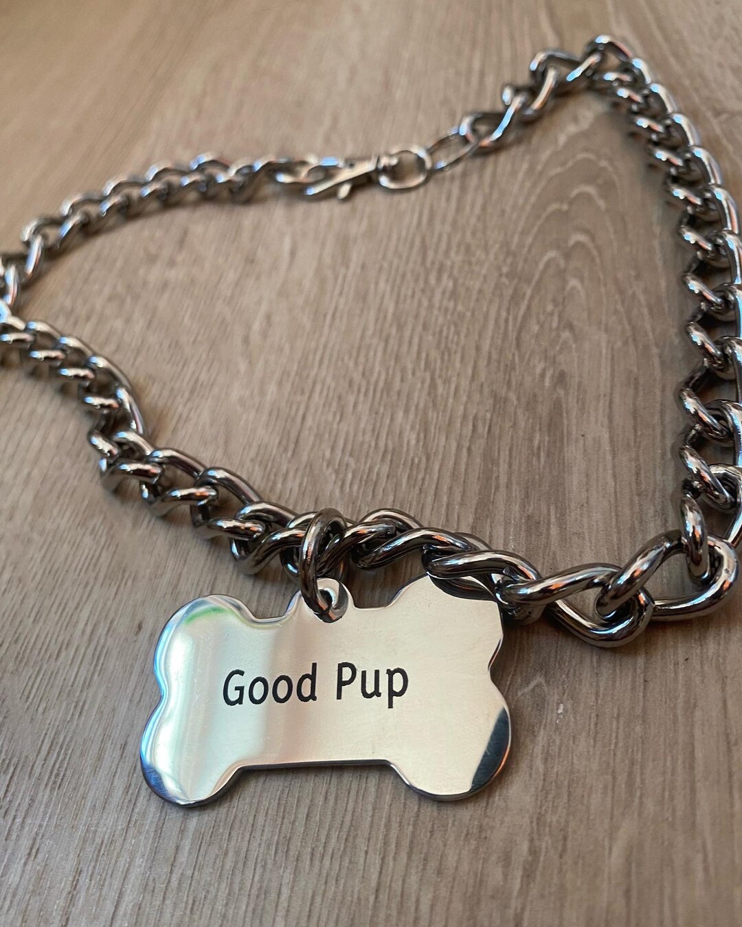 Good Pup Bone Tag Necklace - Etsy