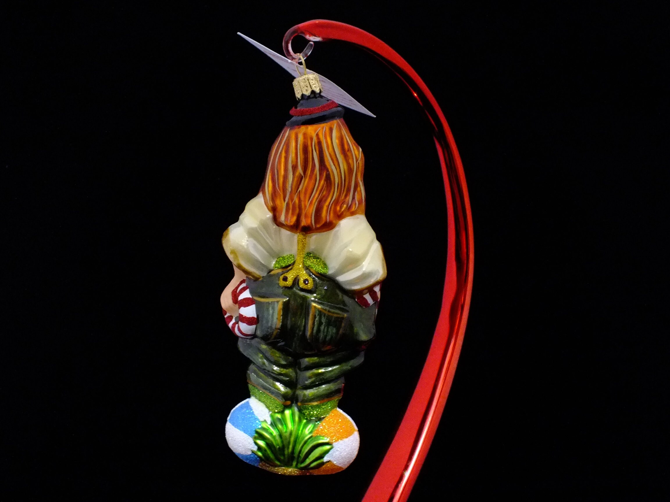Lucy the Clumsy Clown Glass Ornament - Etsy UK