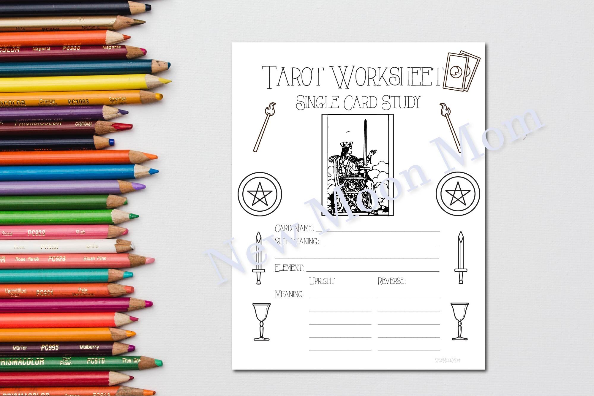 Complete Tarot Workbook - Etsy