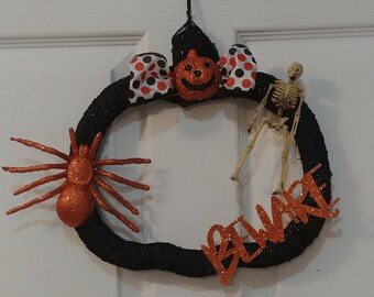 Beware Spider Sign - Etsy