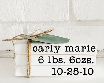 Personalized Birth Book - Etsy