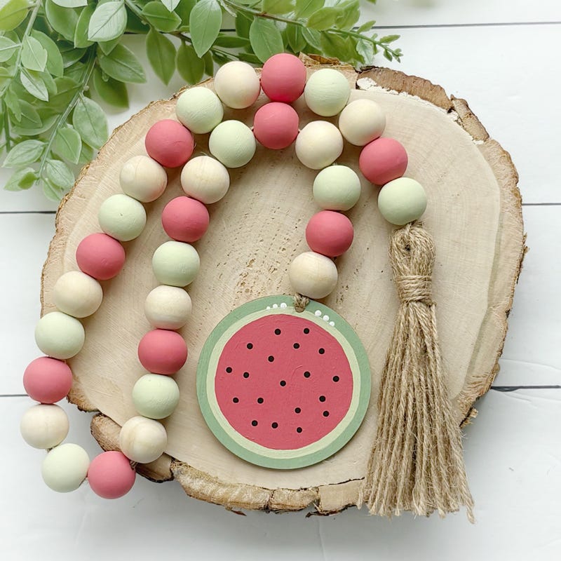 Watermelon Beads - Etsy