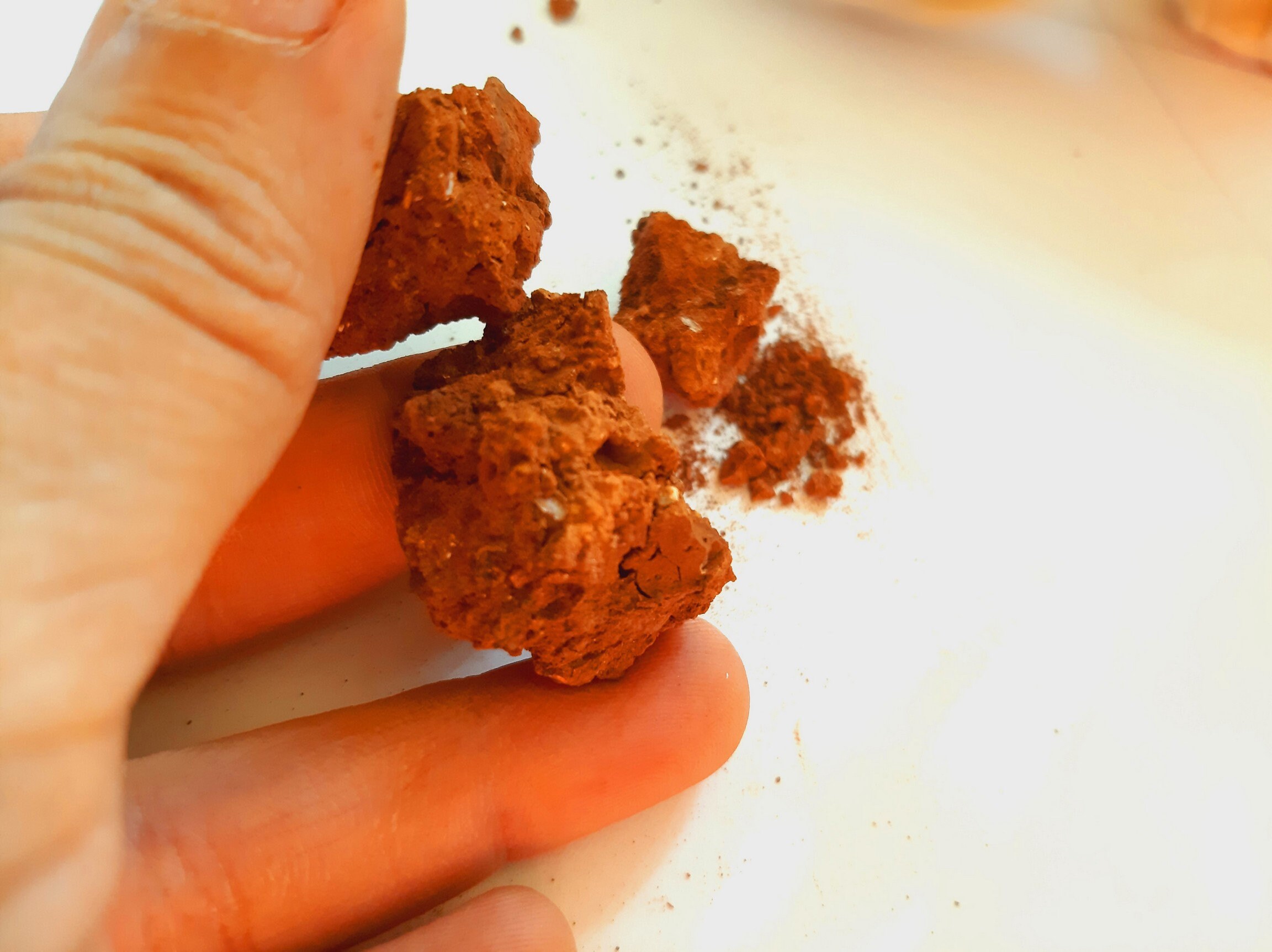 Burnt Red Clay Bricks | Crunchy, Dry, Earthy, Muddy Red Brick Crumbs ...