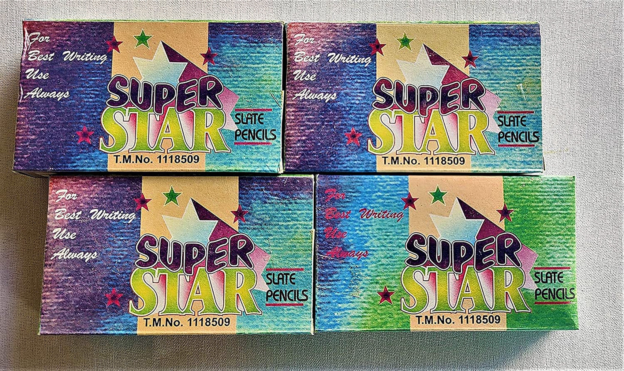 Mega Slate Bundle - Mixed | 12 Boxes / 30 Pcs |slate Pencil | White ...