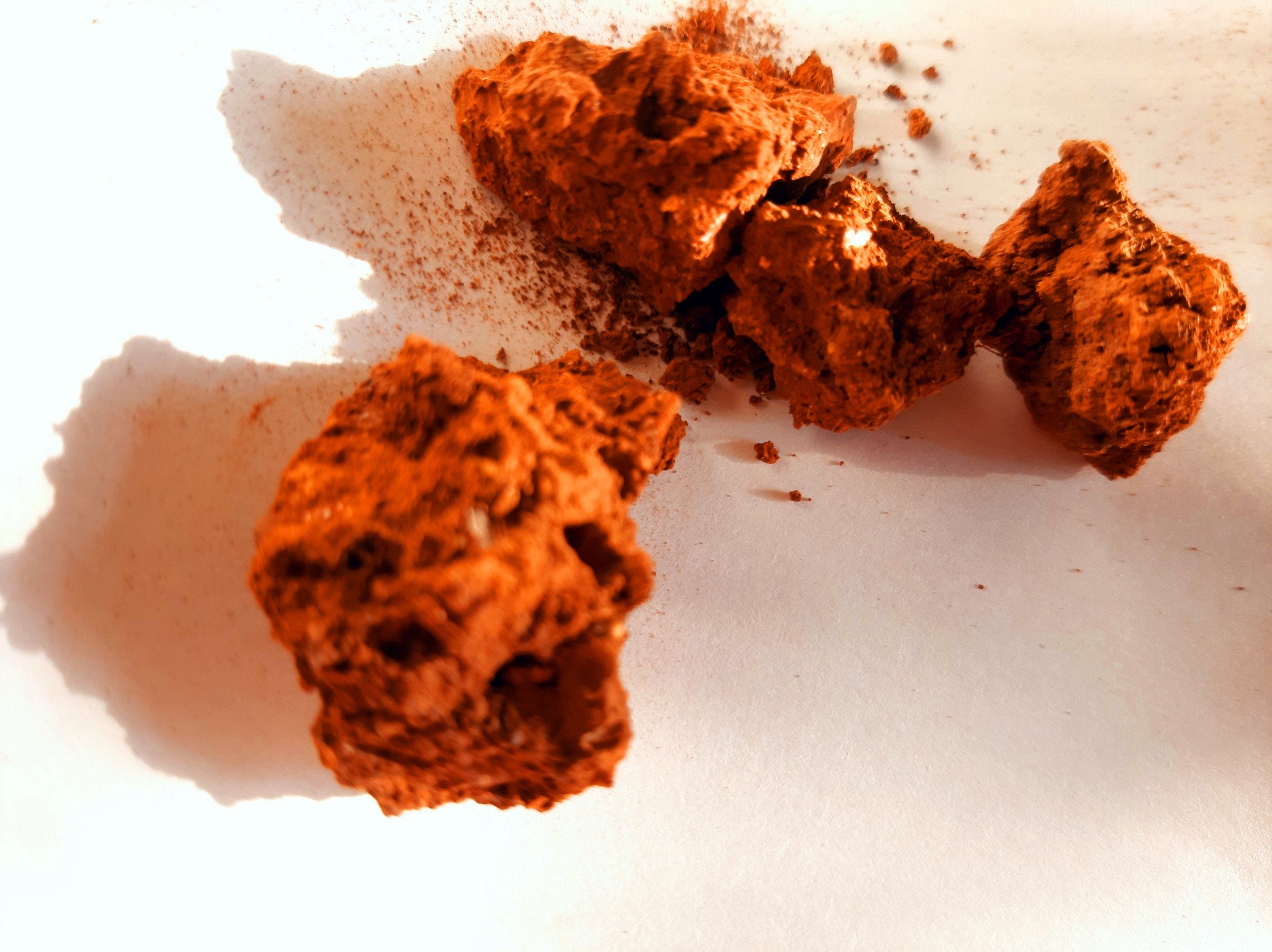 Burnt Red Clay Bricks | Crunchy, Dry, Earthy, Muddy Red Brick Crumbs ...