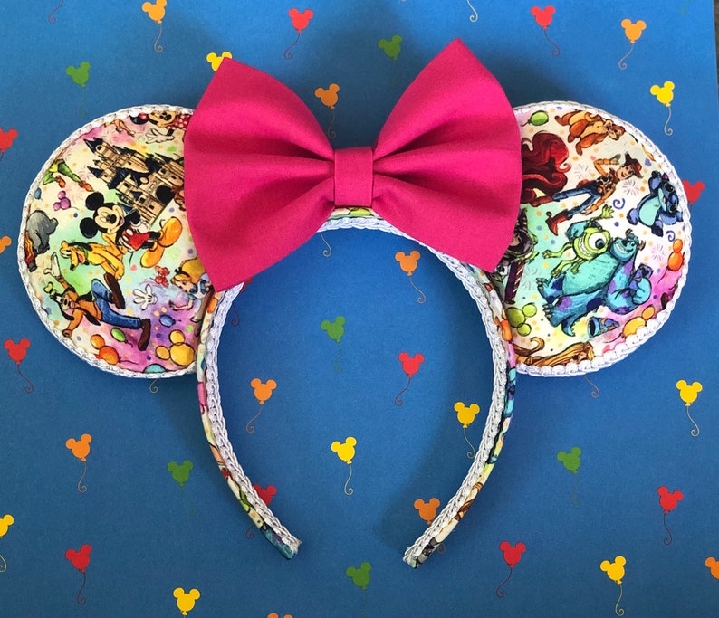 Pixar and Disney Characters inspired Ears Disney Park Ears | Etsy