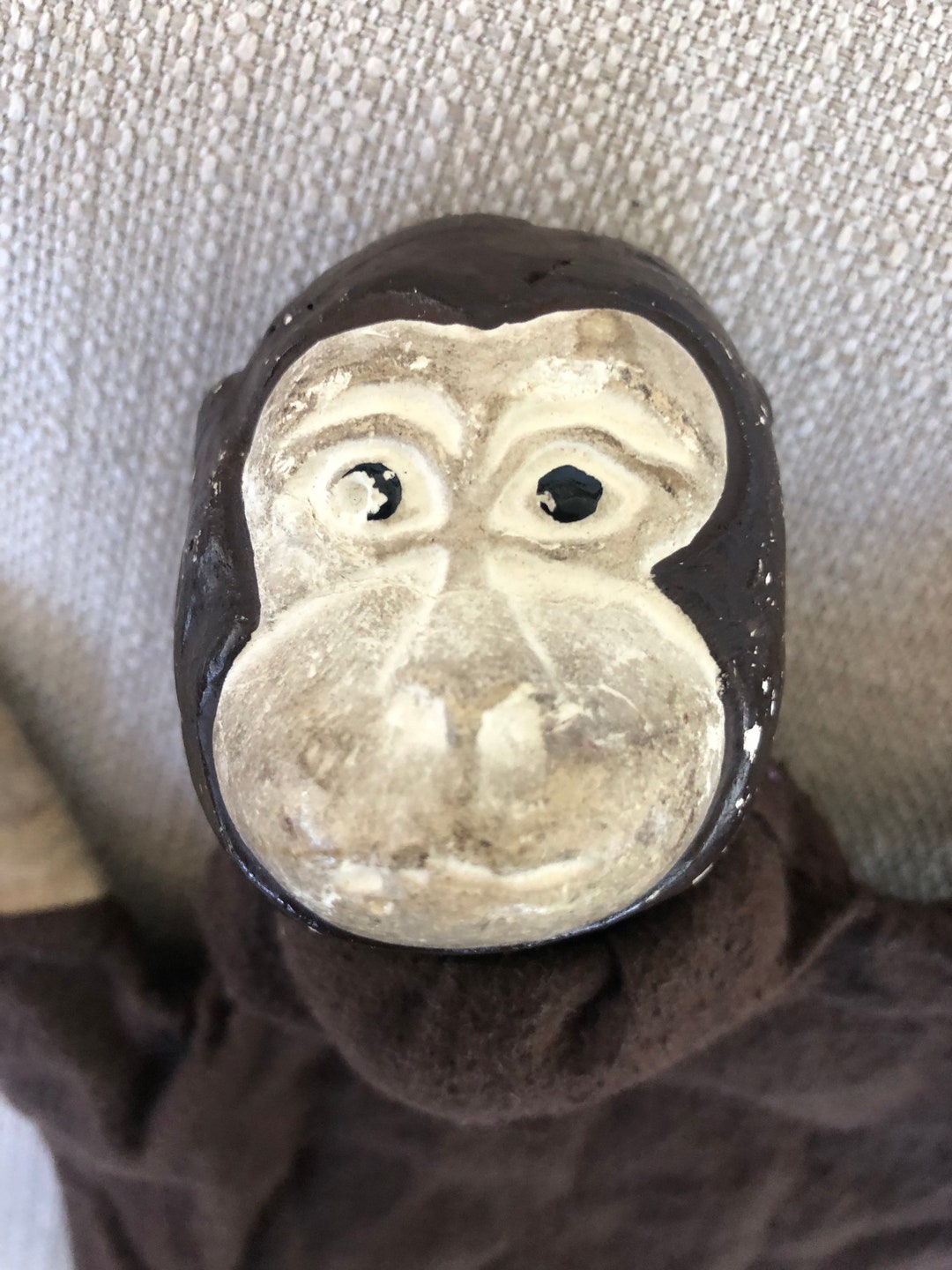 Vintage Composition Jocko Monkey Hand Puppet - Etsy