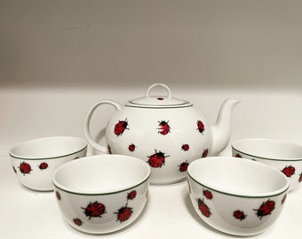 Ladybug Tea Pot - Etsy