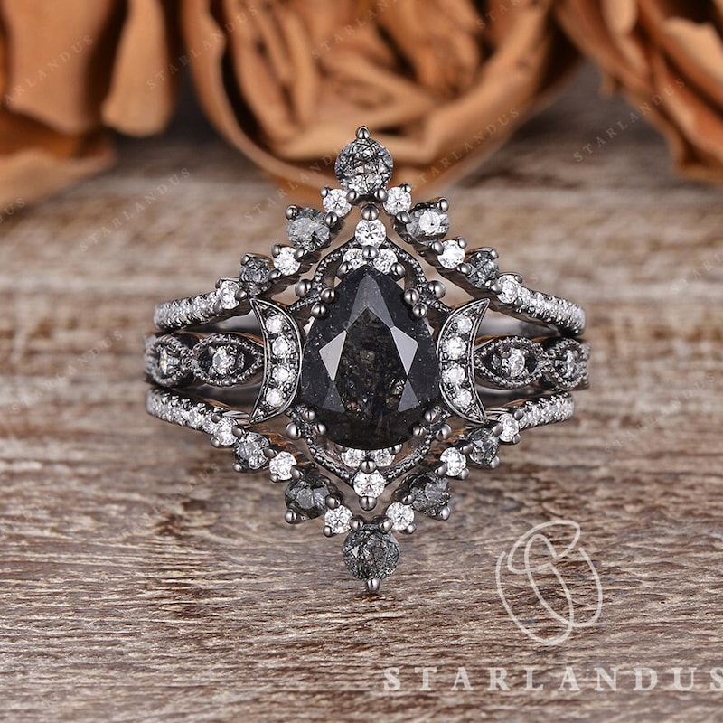 Gothic Engagement Rings - Etsy