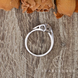 Unique Infinity Engagement Ring Channel Set Engagement Ring - Etsy