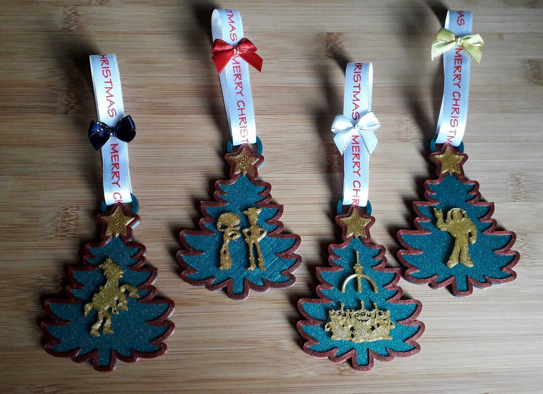 3D Printed Toy Story Inspired Tree Decorations Novelty Designs - Etsy