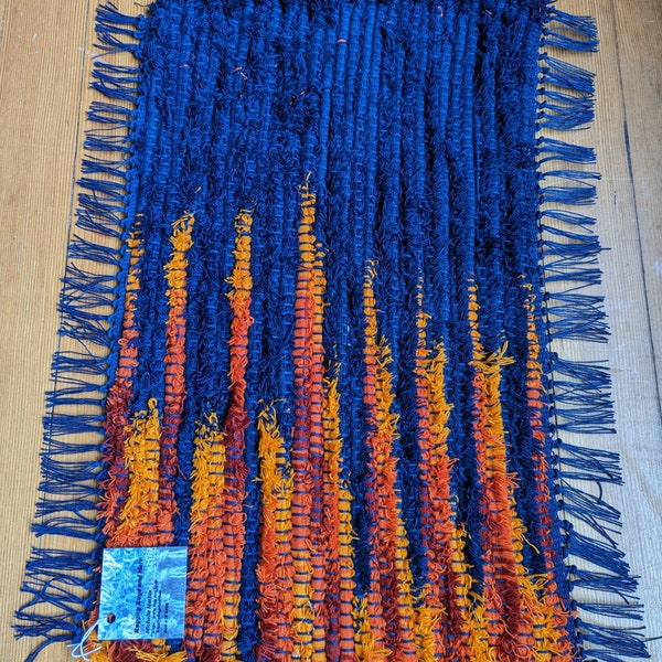 Rag Rug Runner - Etsy